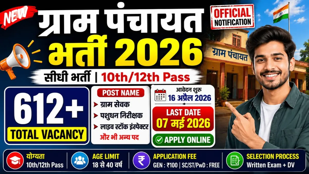 Gujarat Gram Panchayat Bharti 2026 | OJAS Bharti 2026